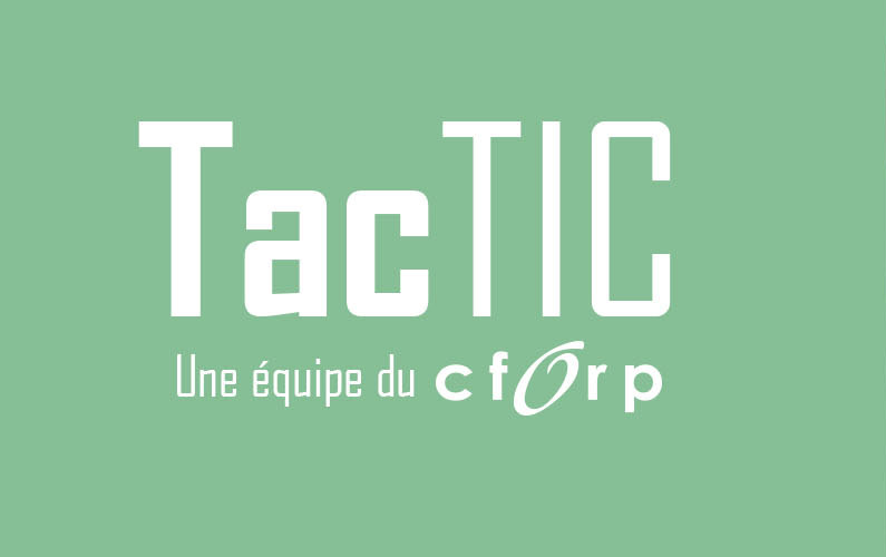 Matrice d'intégration des technologies (MIT) – TacTIC